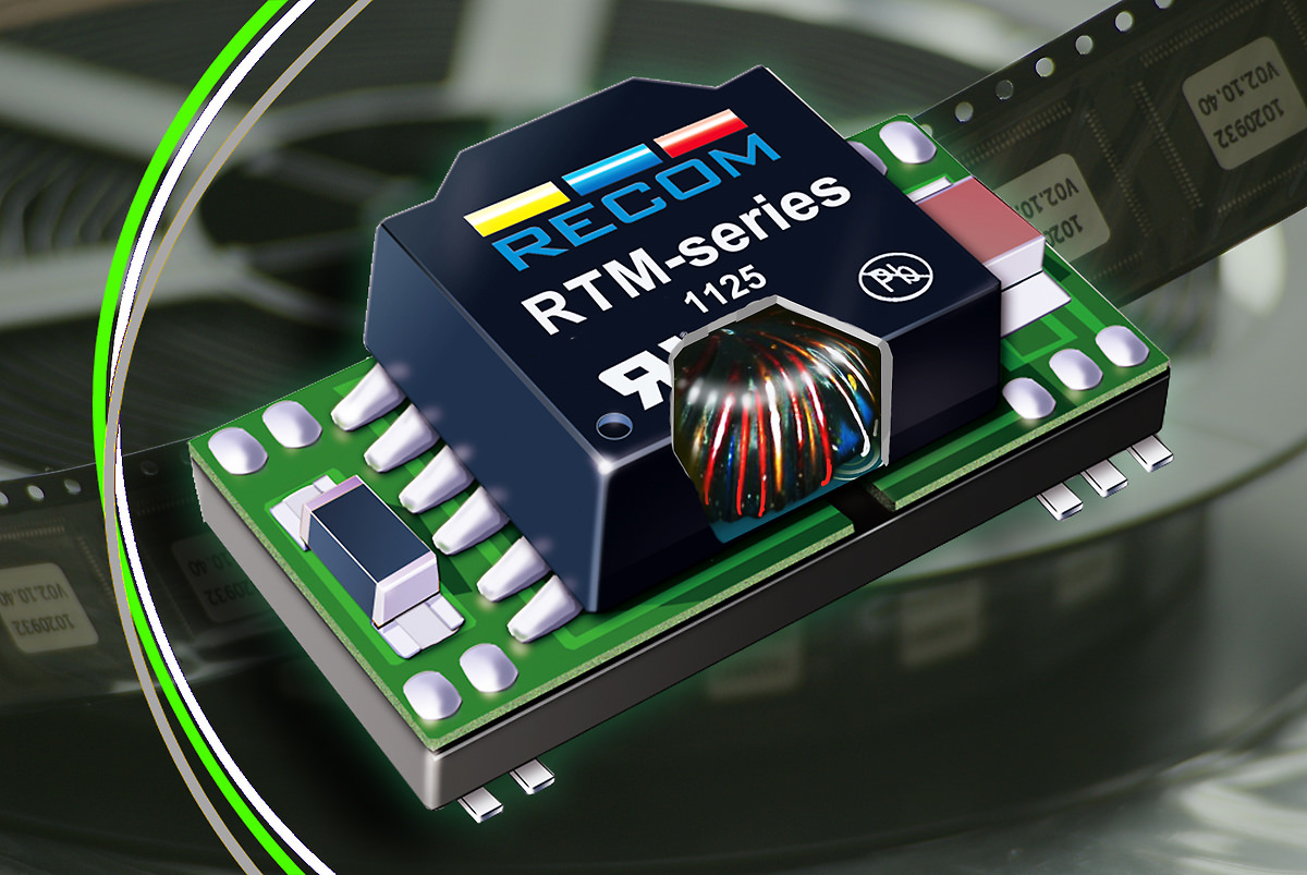 RECOM's first full SMD construction significantly improves DC/DC ...